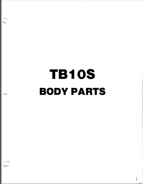 Takeuchi Tb650s Compact Excavator Parts Manual – Download