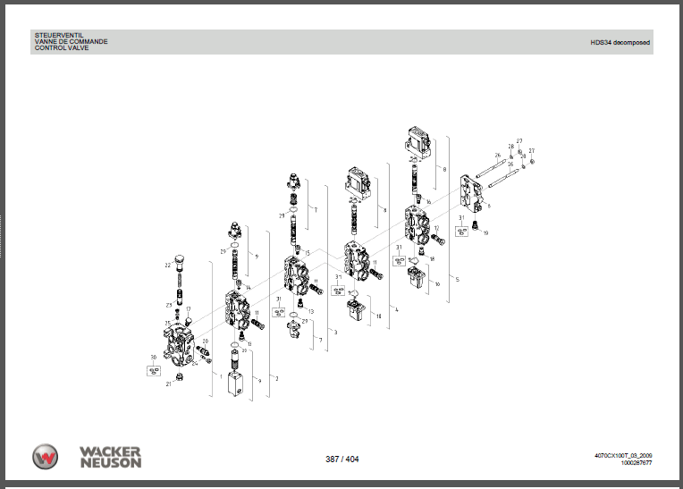 Wacker Neuson Wheel Loader WL57 Tele Spare Parts List Manual PDF DOWNLOAD