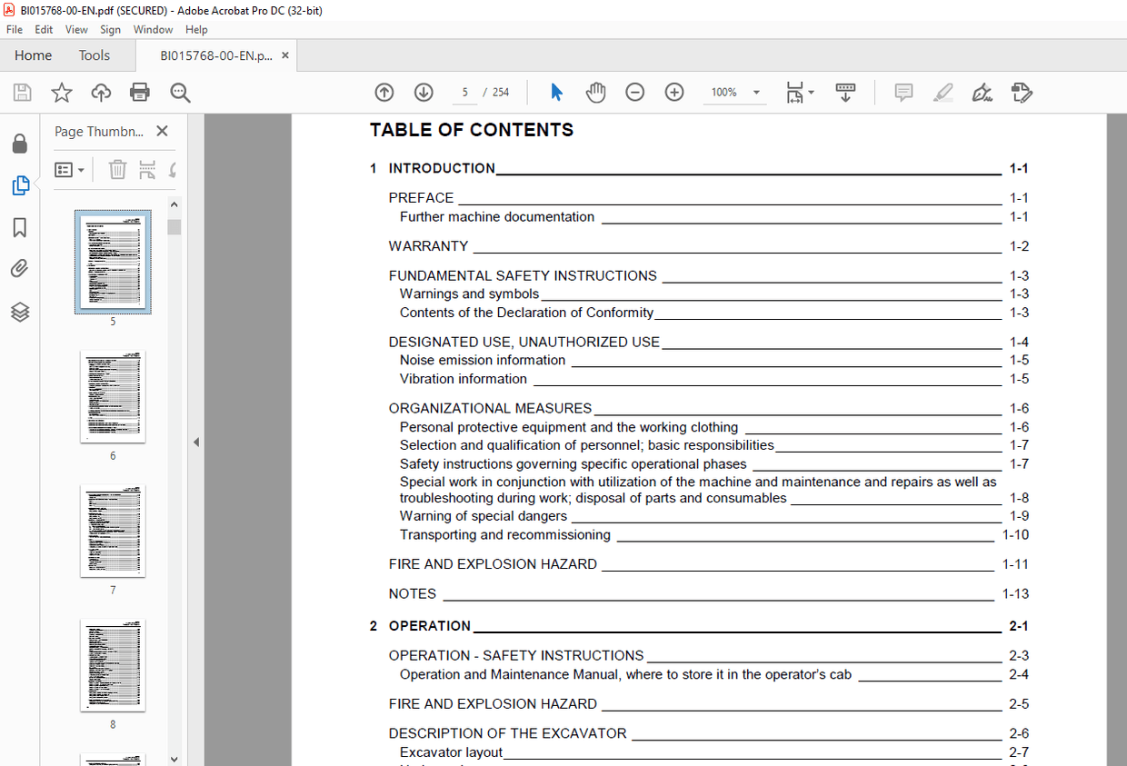 Cat 6015, 6015FS Hydraulic Shovel Operation and Maintenance Manual ...