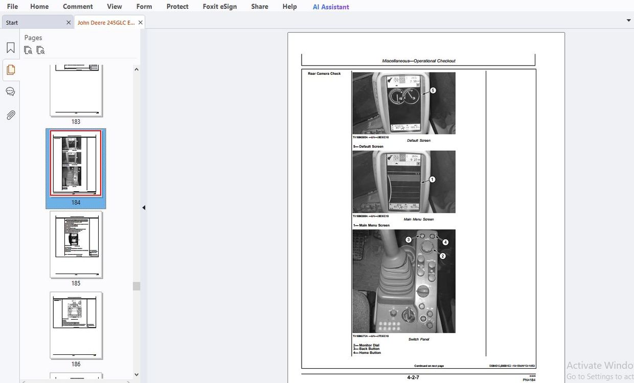 John Deere 245GLC Excavator Operator’s Manual OMT319598 – PDF DOWNLOAD