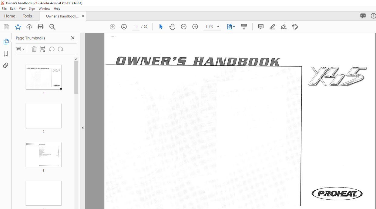 Treleflex PROHEAT X45 Owners Handbook Manual – PDF DOWNLOAD