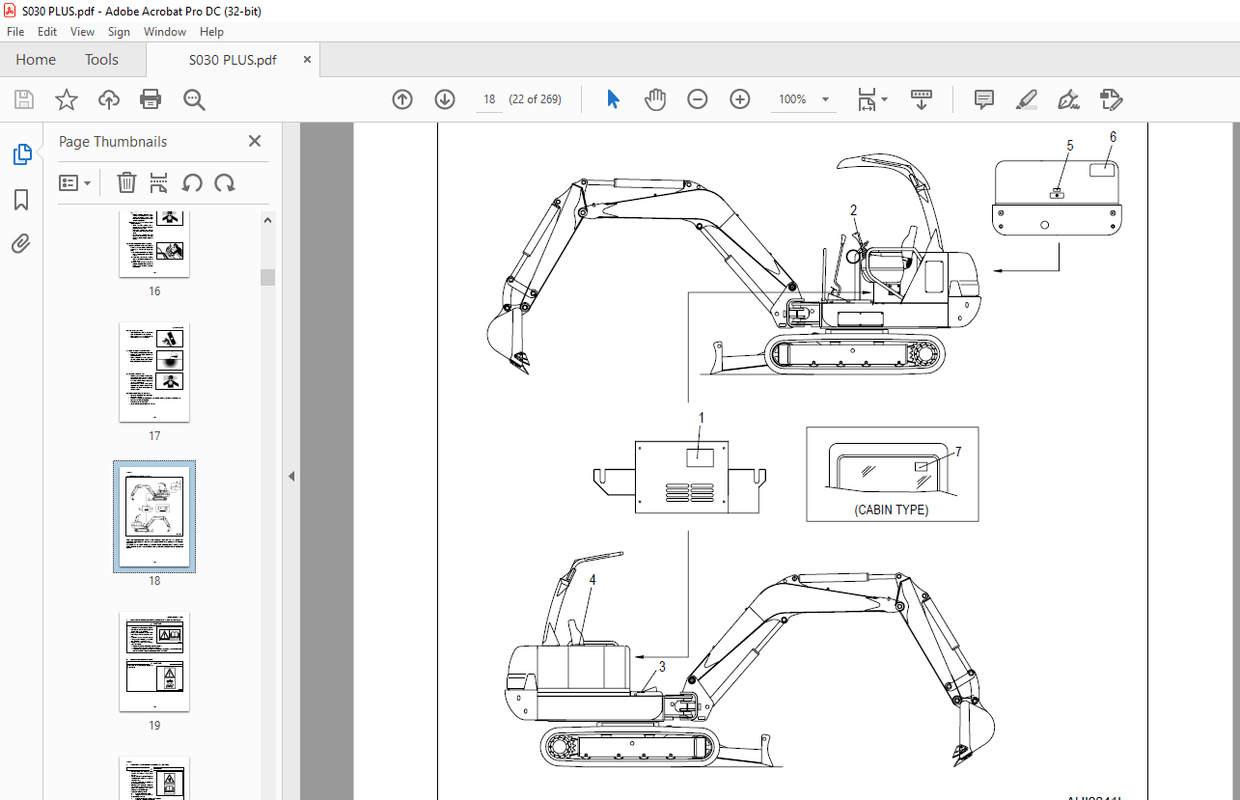 Daewoo Solar 030 Plus & 035 Excavator Shop Manual 023-00046E - PDF DOWNLOAD