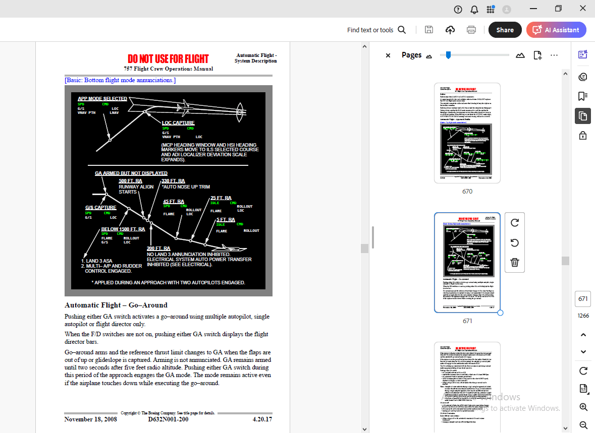 Boeing 757-200 Flight Crew Operations Manual - PDF DOWNLOAD