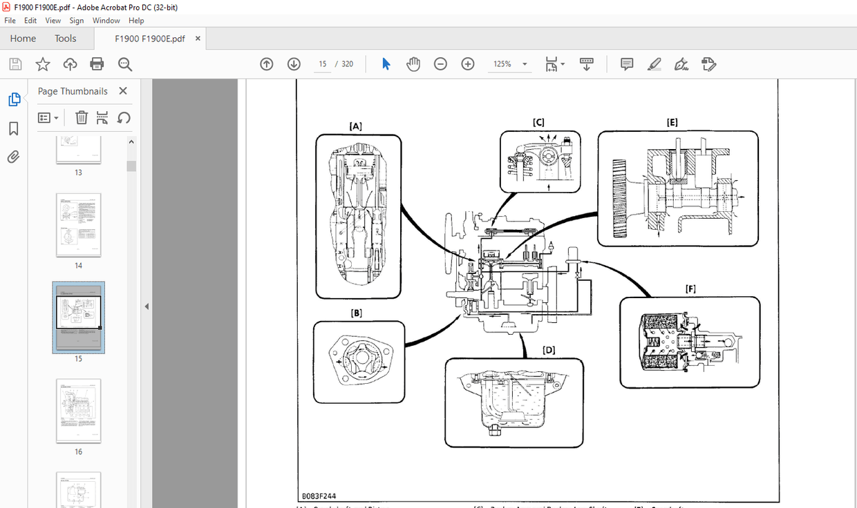 Kubota F1900 F1900E Tractor Workshop Manual – PDF DOWNLOAD