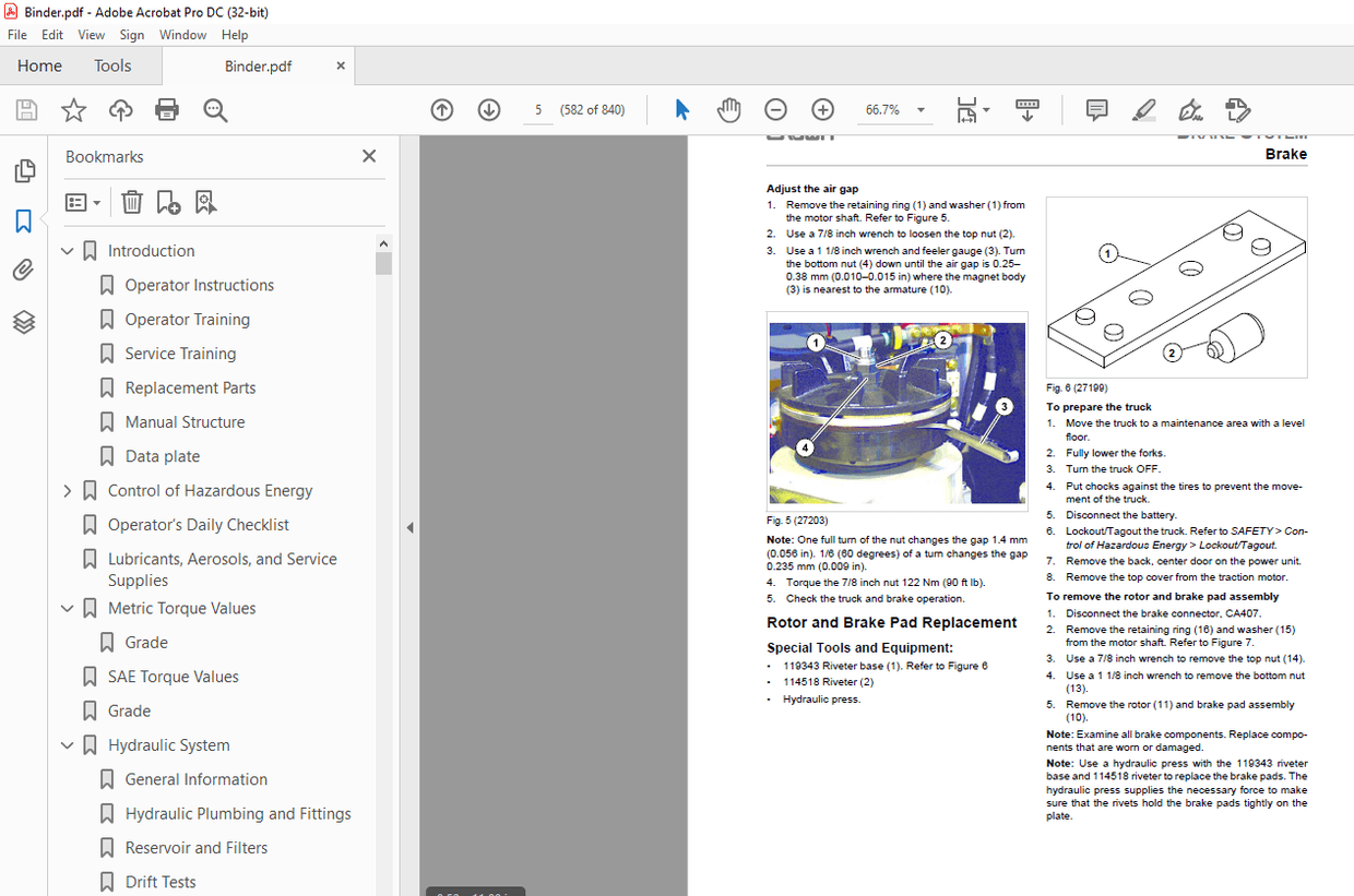 Crown Forklift TSP 6500 Series Service Manual – PDF DOWNLOAD