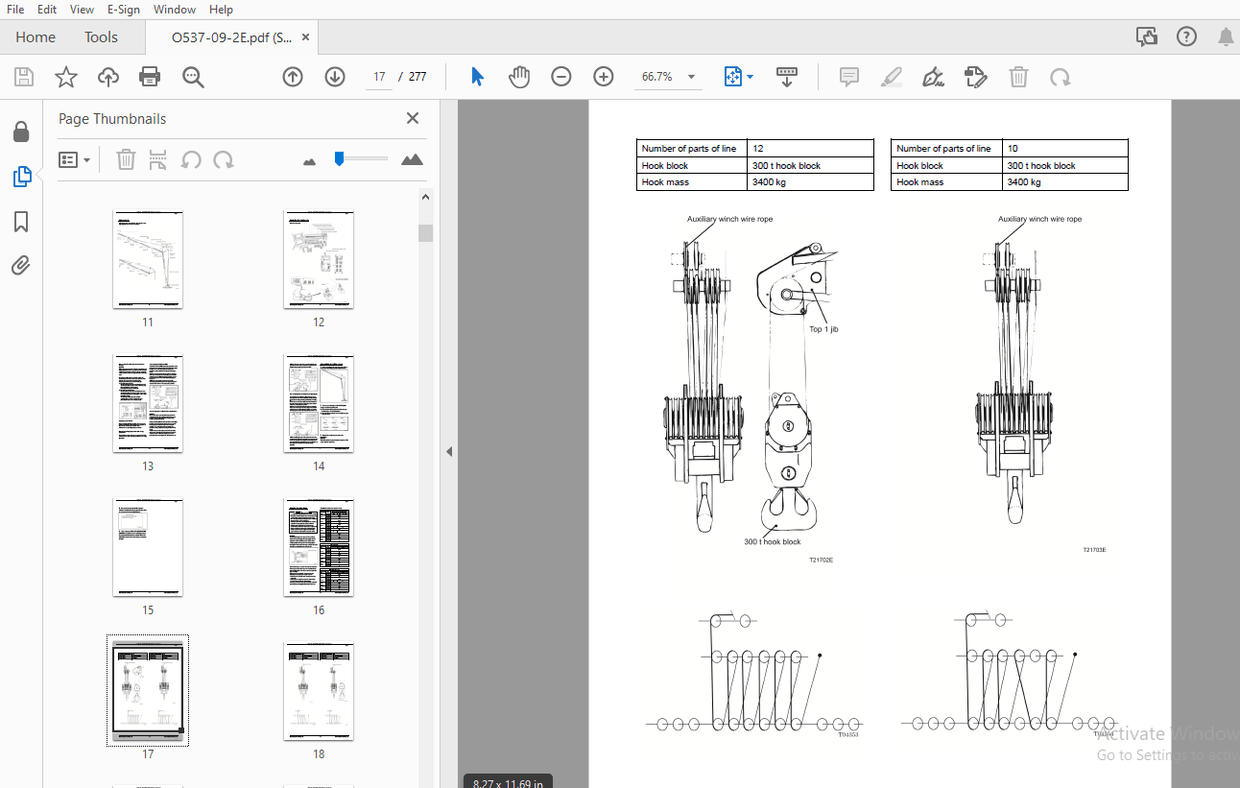 Tadano AR-5500M All Terrain Crane Luffing Jib with Top 1 or 2 Jib ...