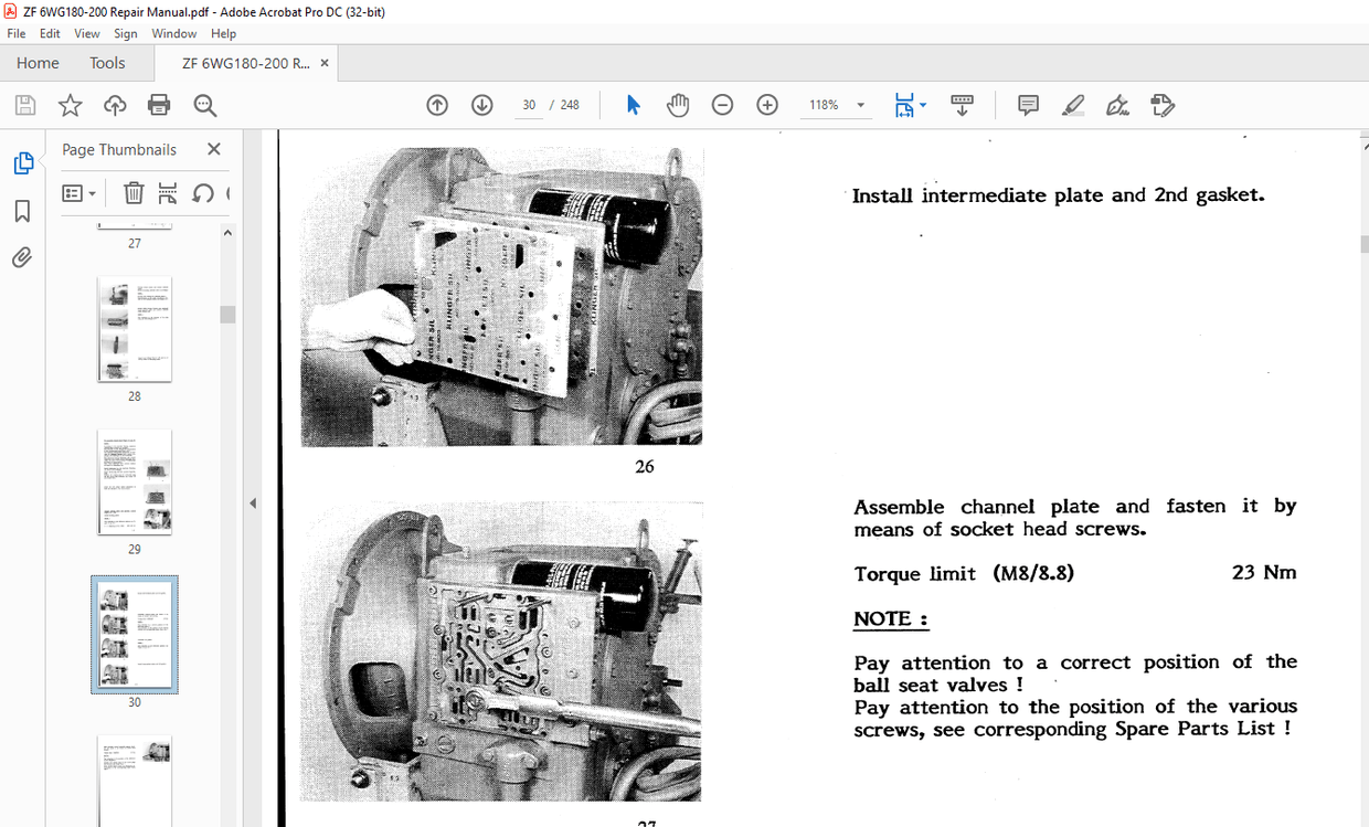 ZF 6WG 180/200 Powerful Transmission Workshop Manual 899647808 - PDF ...