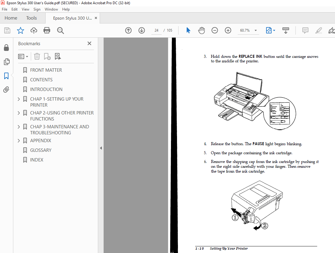 Epson Stylus 300 User's Guide Manual - PDF DOWNLOAD