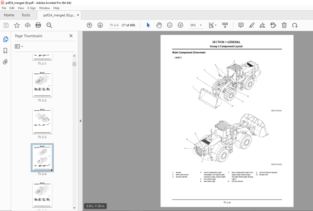 KCM 90Z7/92Z7 Wheel Loader(General Information Function & Structure)E13C-VV ENGINE Shop Manual PDF
