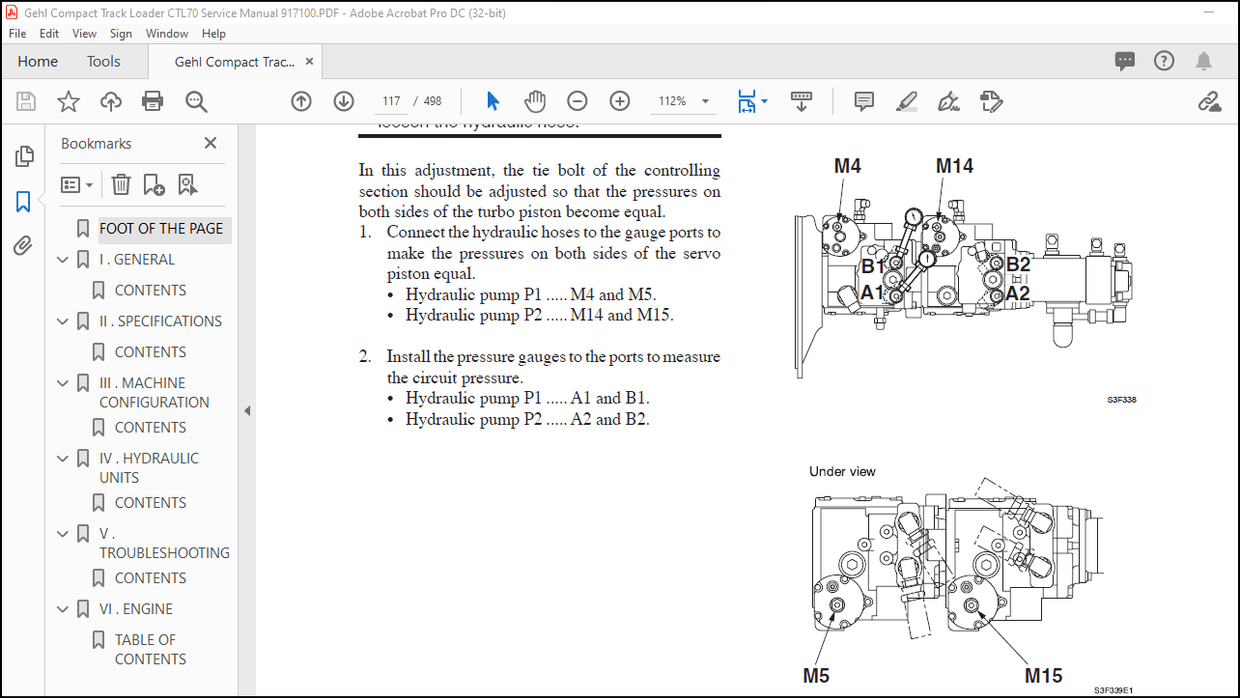 Gehl Compact Track Loader CTL70 Service Manual 917100 – PDF DOWNLOAD