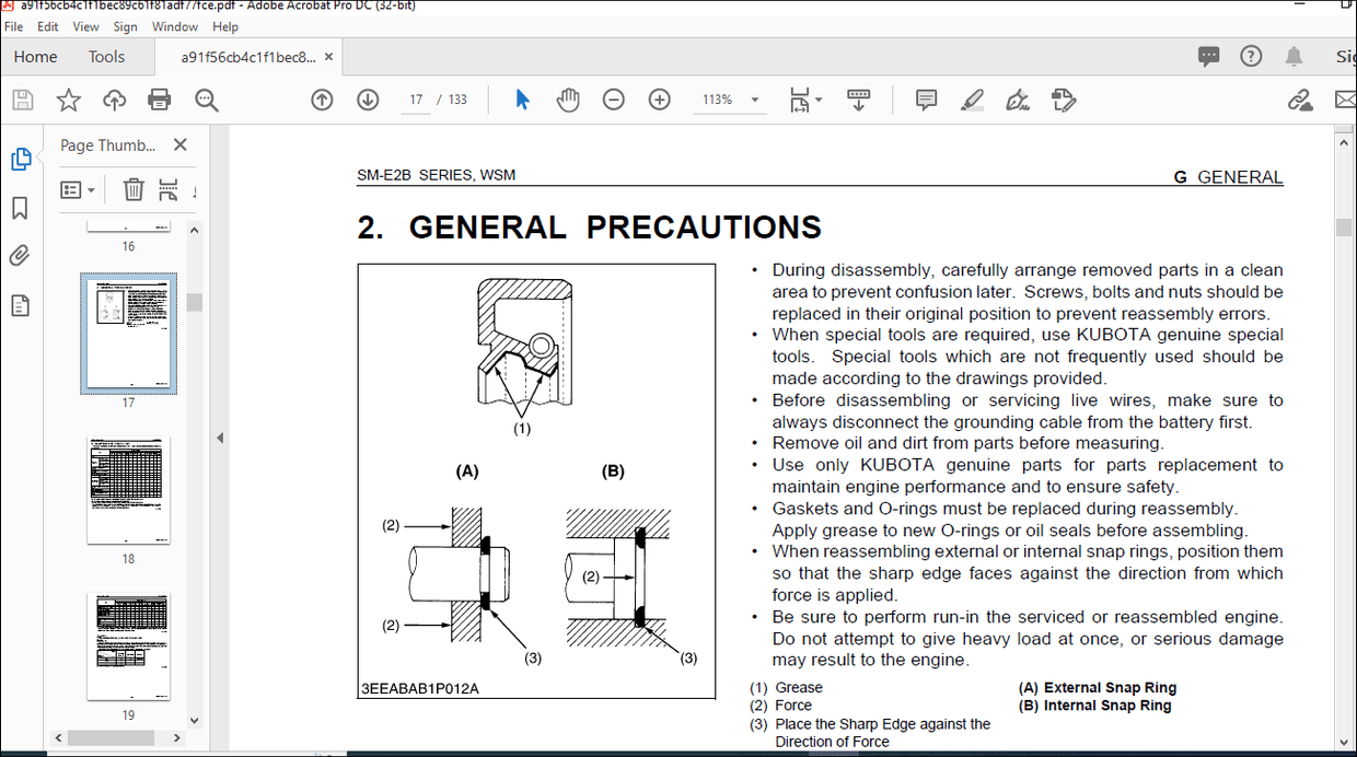 Nanni Diesel Engine Base N3.21 Workshop Manual SN KTC08060800 – PDF ...