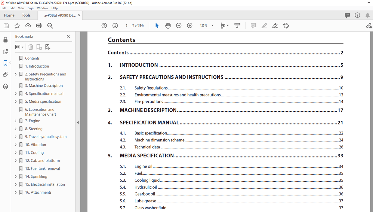 Ammann ARX 90 Tandem Roller Workshop Manual 3043529 - PDF