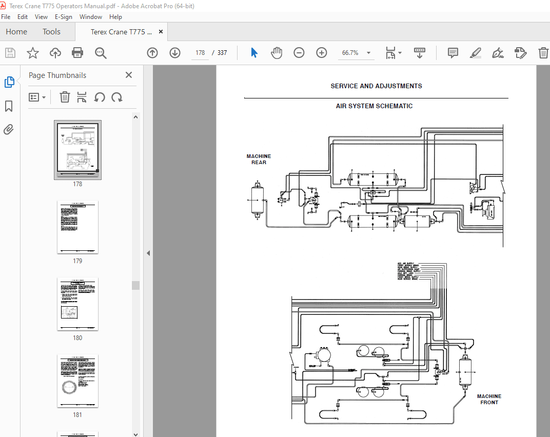 Terex Crane T775 Operator’s Manual 12261-273 – PDF DOWNLOAD
