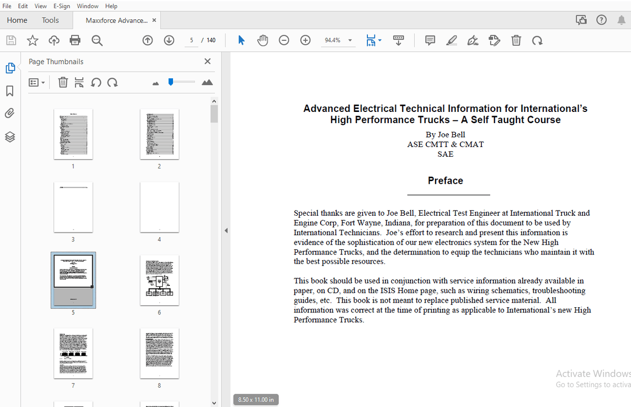 Maxxforce Advanced Electrical Technical Information Manual – PDF DOWNLOAD