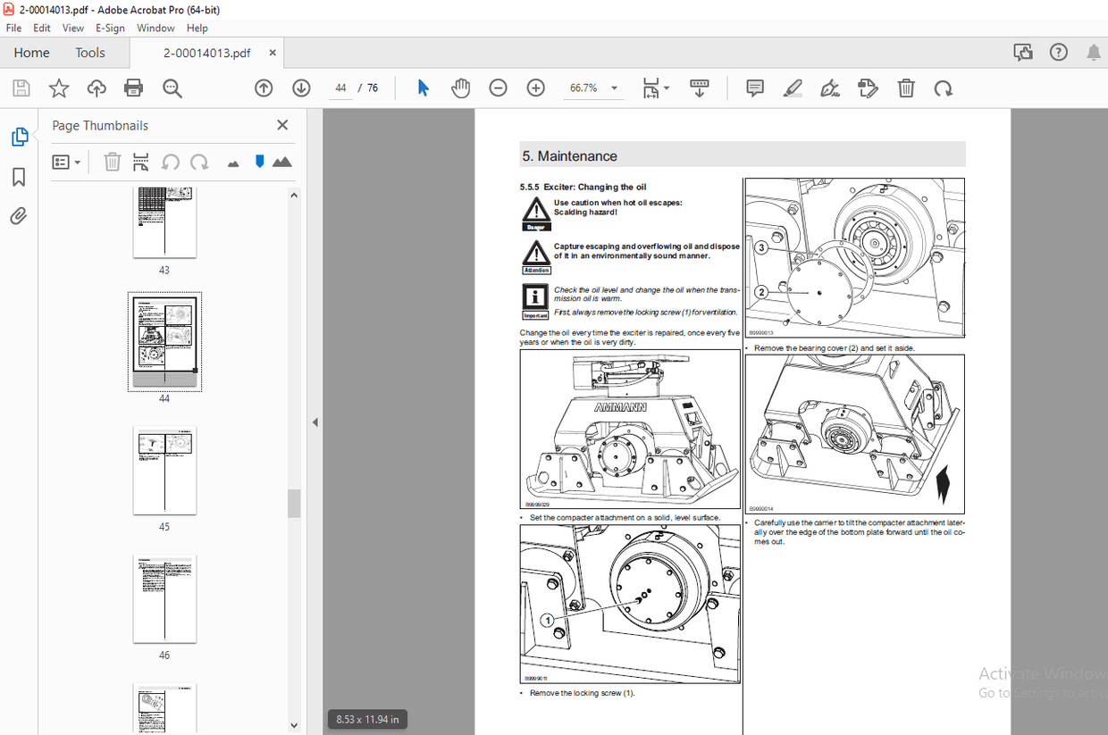 AMMANN APA 72/74 APA 75/74 APA 100/88 Operating Manual 00000001 PDF