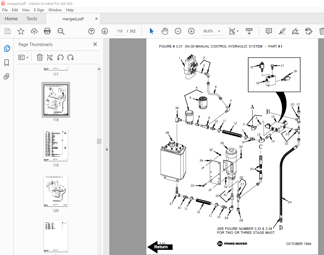 BT Prime Mover SN ELECTRIC WALKIE STRADDLE STACKER Parts Manual - PDF ...