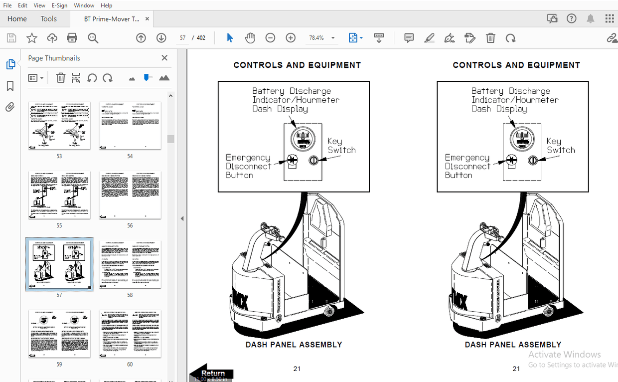 BT Prime-Mover TMX Operator’s Manual – PDF DOWNLOAD