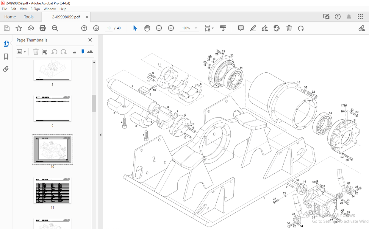 AMMANN APA 100/88 2M Spare parts catalogue 12261426 PDF