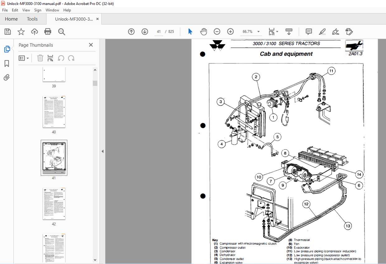 Massey Ferguson MF 3000/3100 Series Tractor Workshop Manual - PDF DOWNLOAD