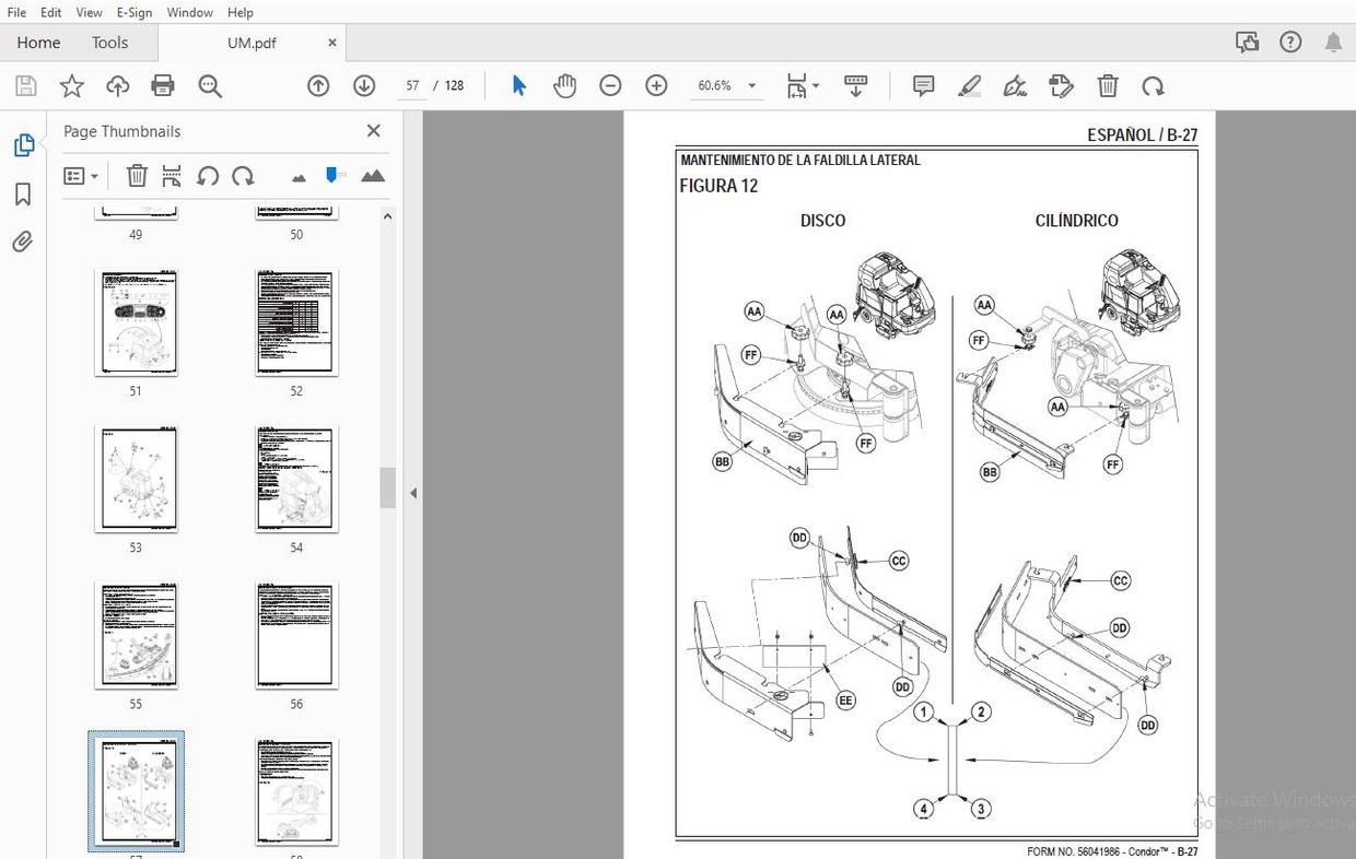 Advance Condor, Condor EcoFlex Instructions For Use Manual 56041986 - PDF DOWNLOAD