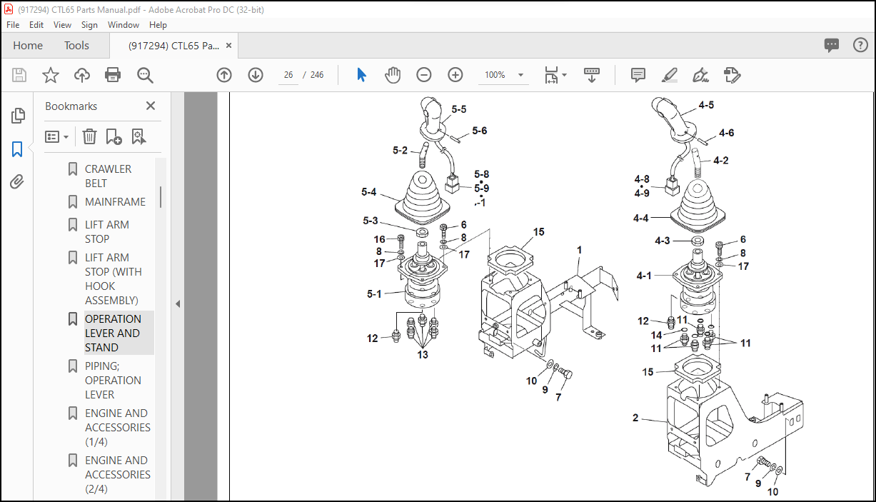 Gehl CTL65 Parts Manual 917294 – PDF DOWNLOAD