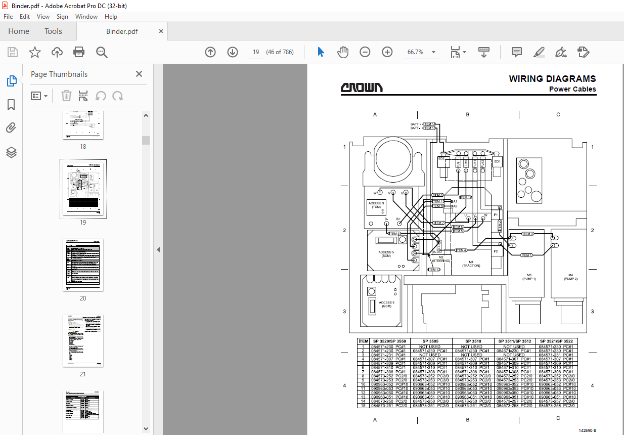 Crown Forklift SP 3500 Wheel Service Manual – PDF DOWNLOAD