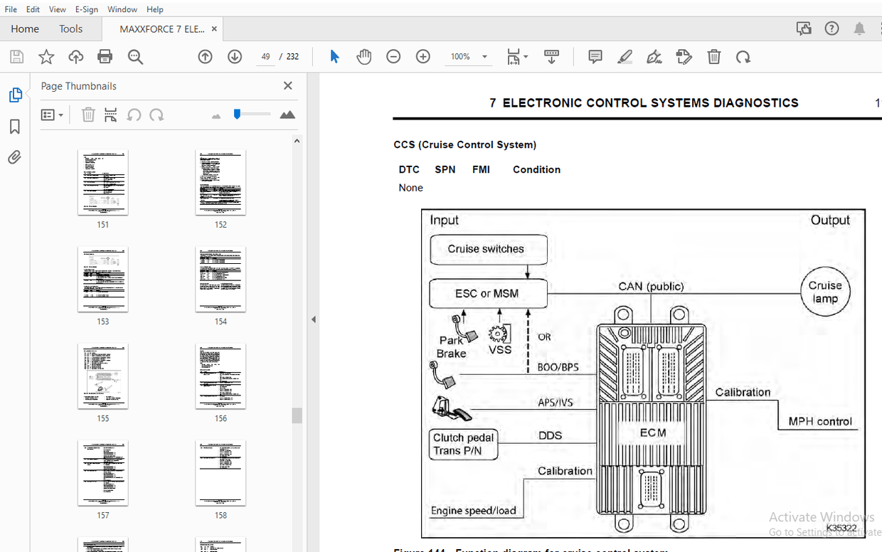 MAXXFORCE 7 ELECTRONIC CONTROL SYSTEMS DIAGNOSTICS MANUAL 2009 – PDF ...