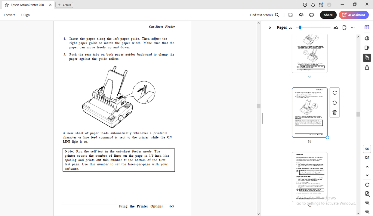 Epson Action Printer 2000 Users Manual - PDF DOWNLOAD