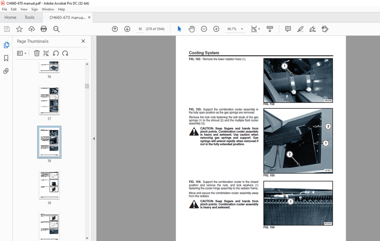 Challenger 660/670 Combine Service Manual - PDF DOWNLOAD