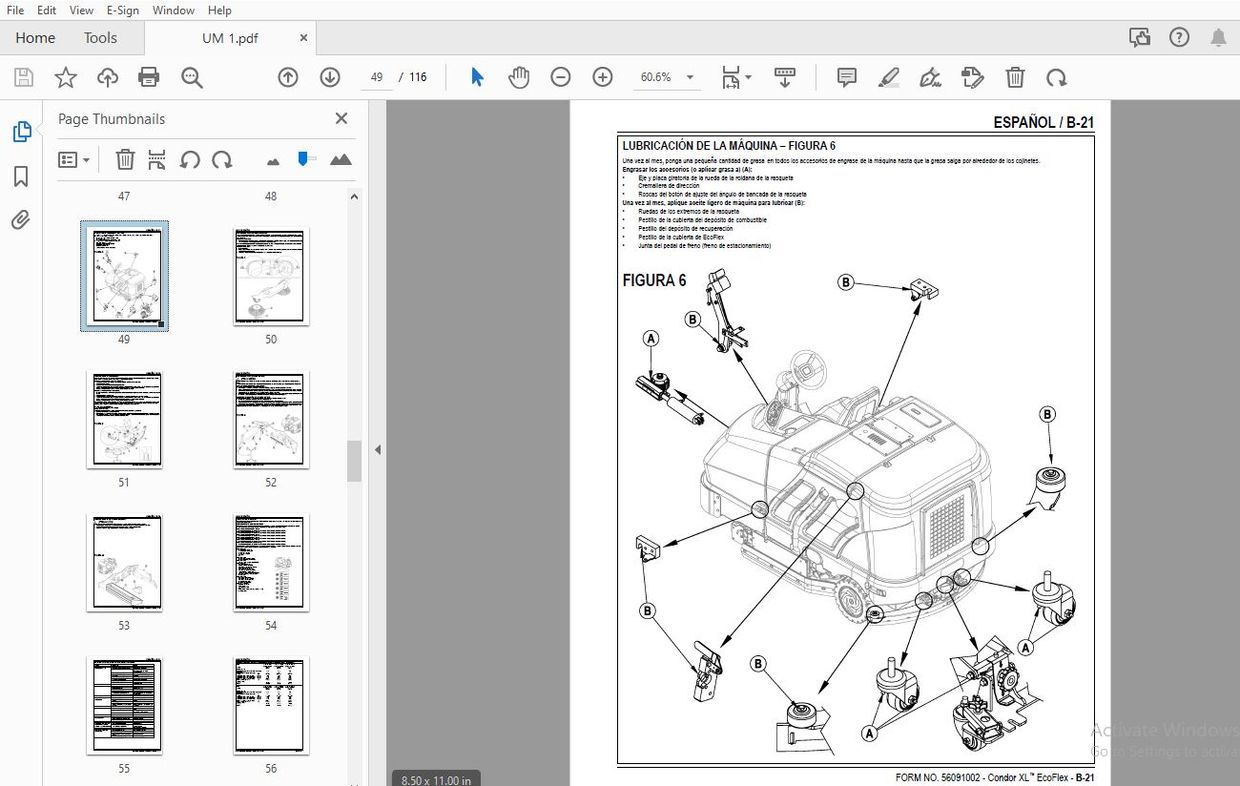 Advance Condor XL Condor XL Ecoflex Instructions For Use Manual ...
