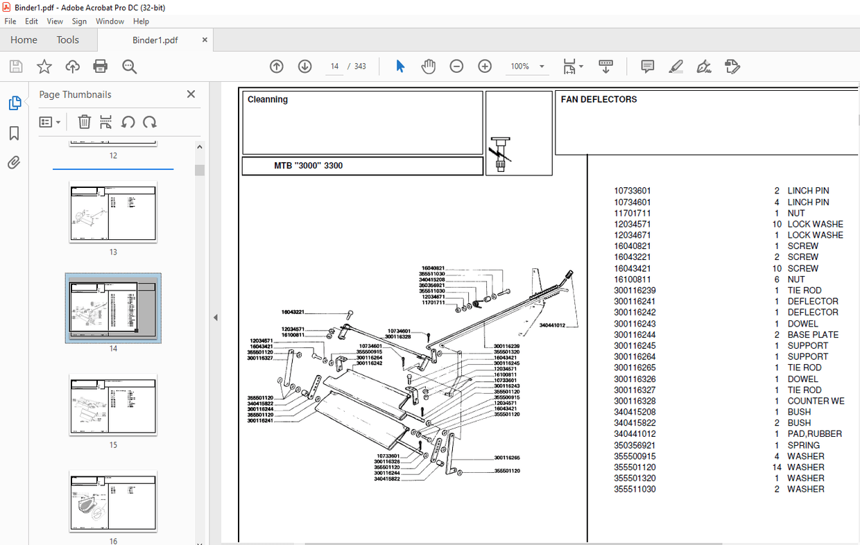Laverda 3300 Agricultural Tractor Parts Manual – PDF DOWNLOAD