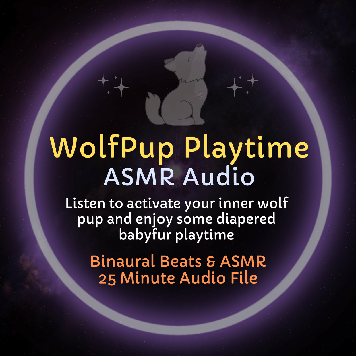 HypnoCat Wolf Pup Playtime ASMR Audio