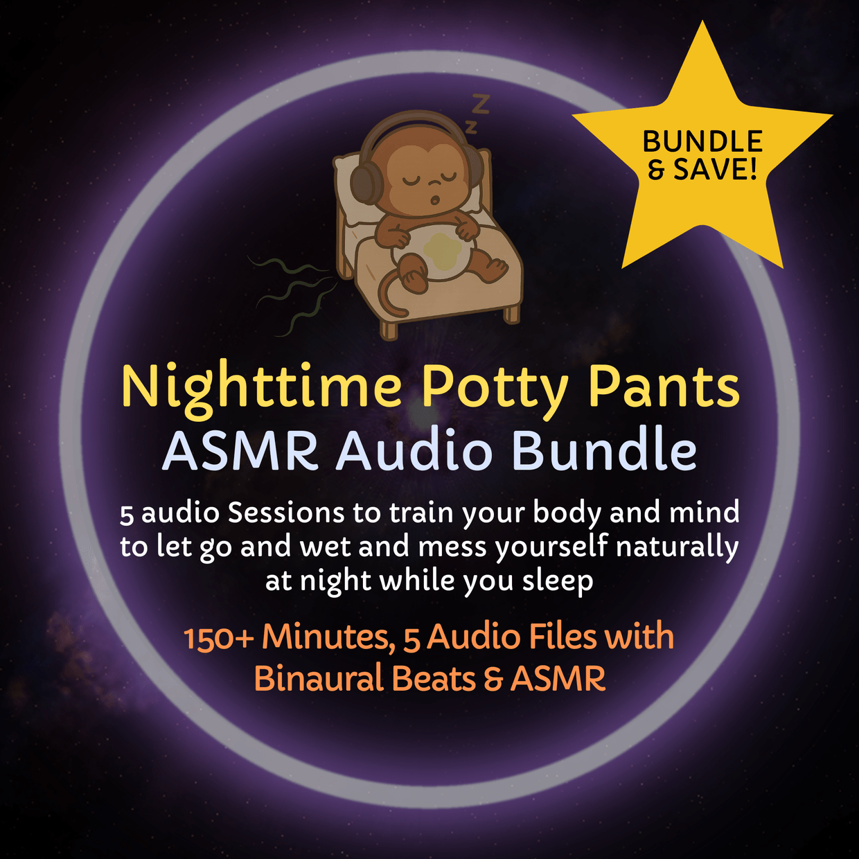 HypnoCat Nighttime Potty Pants ASMR Audio Bundle