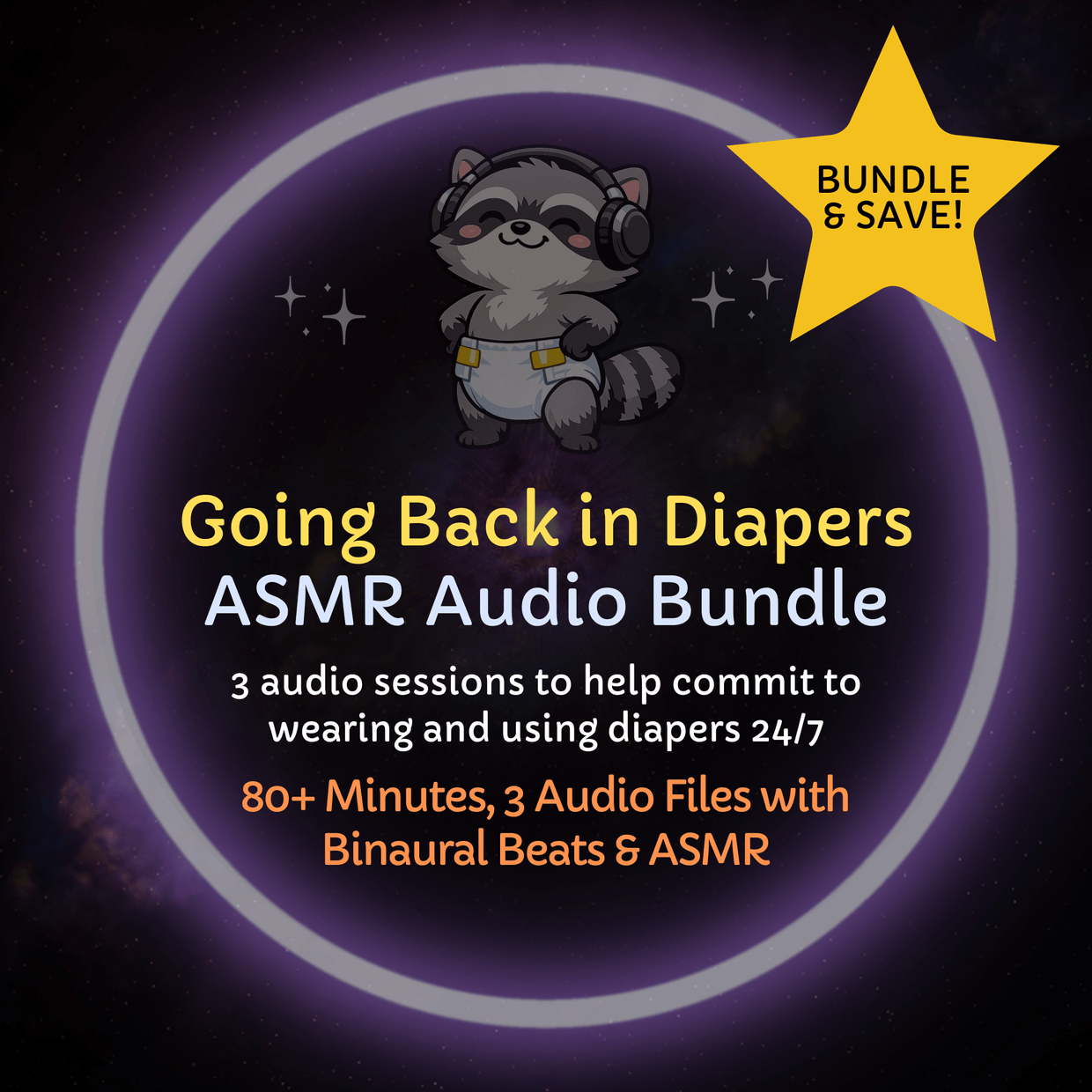 HypnoCat Going Back in Diapers ASMR Audio Bundle