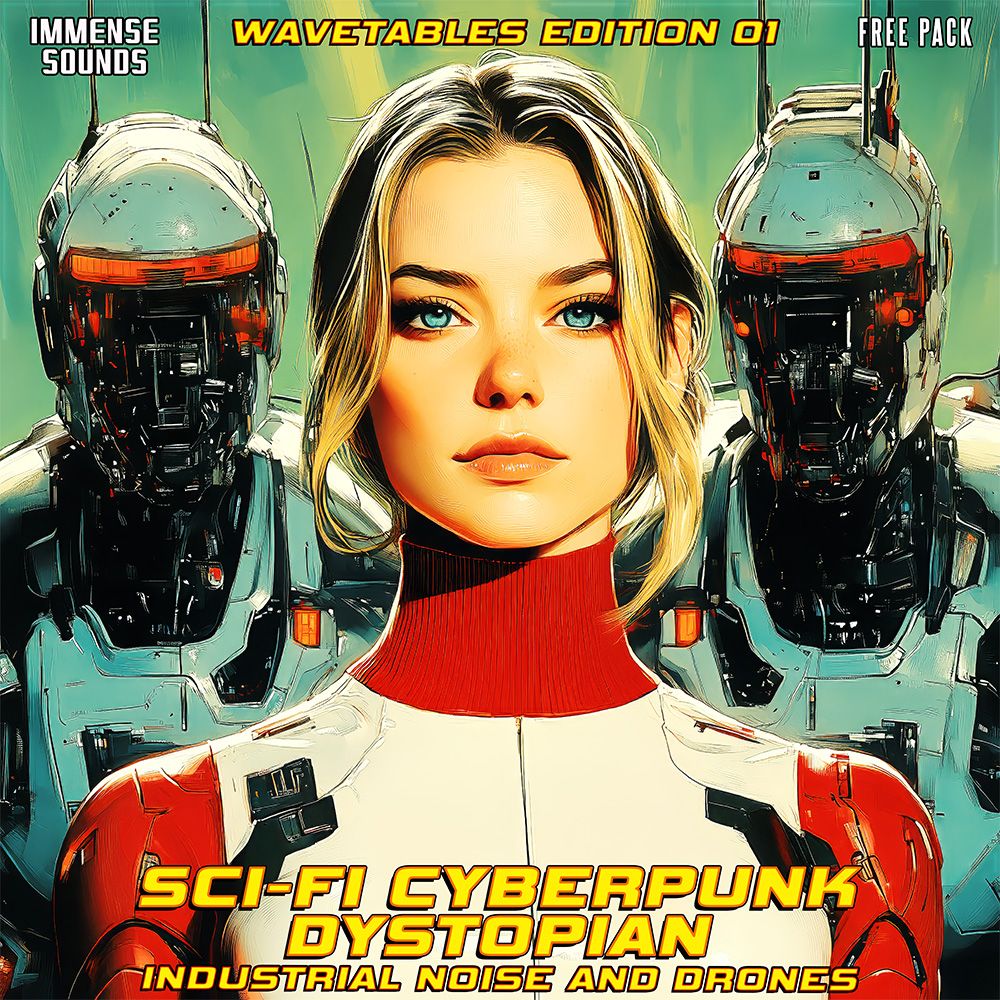 Sci-Fi Cyberpunk Dystopian - Industrial Noise and Drones Wavetables Edition Inc Robotic Voices