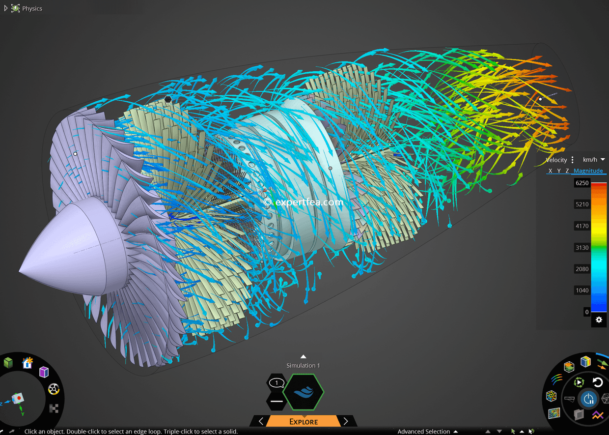 ANSYS DISCOVERY 2022 R1 solved CFD and 3D model for Axial and Swirling ... ANSYS DISCOVERY 2022 R1 solved CFD and 3D model for Axial and Swirling ...