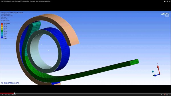 ANSYS Workbench MECHDAT file and 3D model for arching