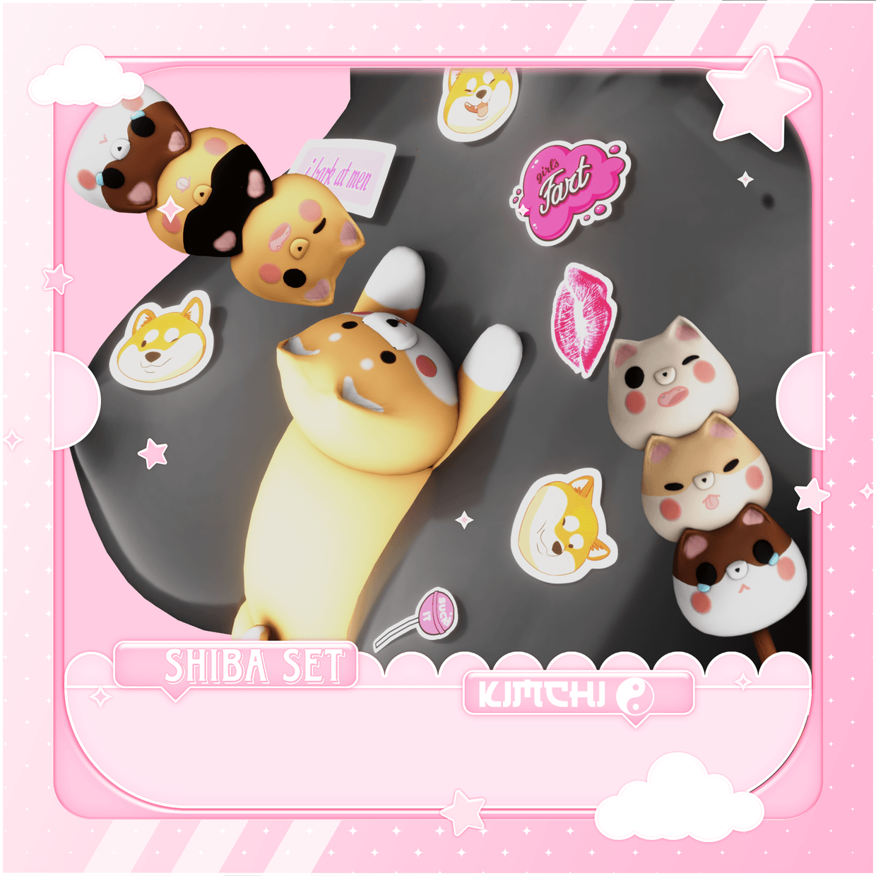 Shiba set BY KIMCHI ♡