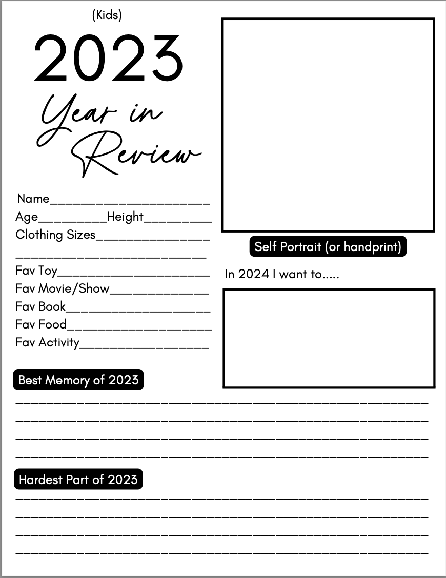 2023 Year in Review- FREE DOWNLOAD