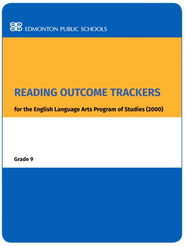 Reading Outcome Trackers for the English Language Arts