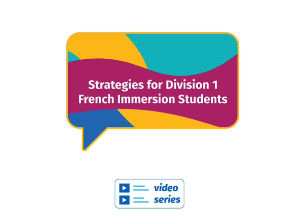 Strategies for Division 1 French Immersion Students [v