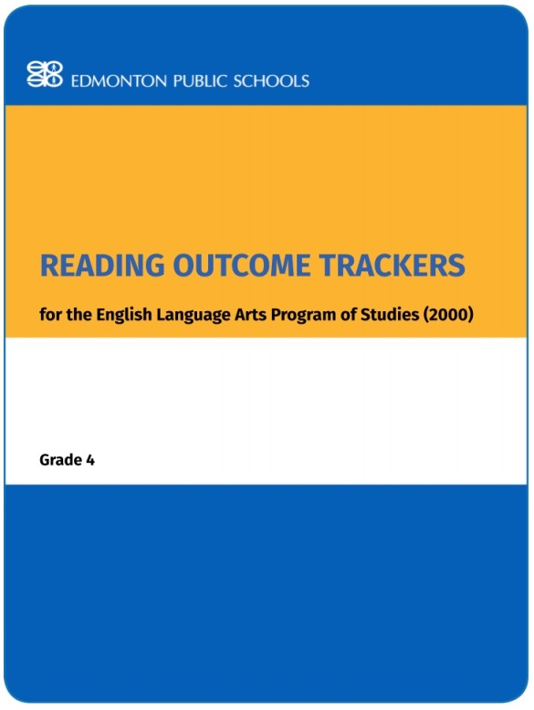 Reading Outcome Trackers for the English Language Arts Program of ...
