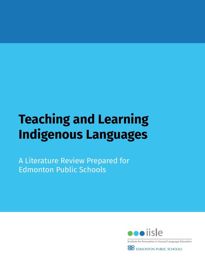 Literature Review - Teaching and Learning Indigenous Languages
