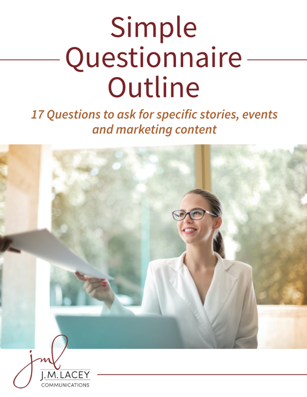 Simple Questionnaire Outline Template