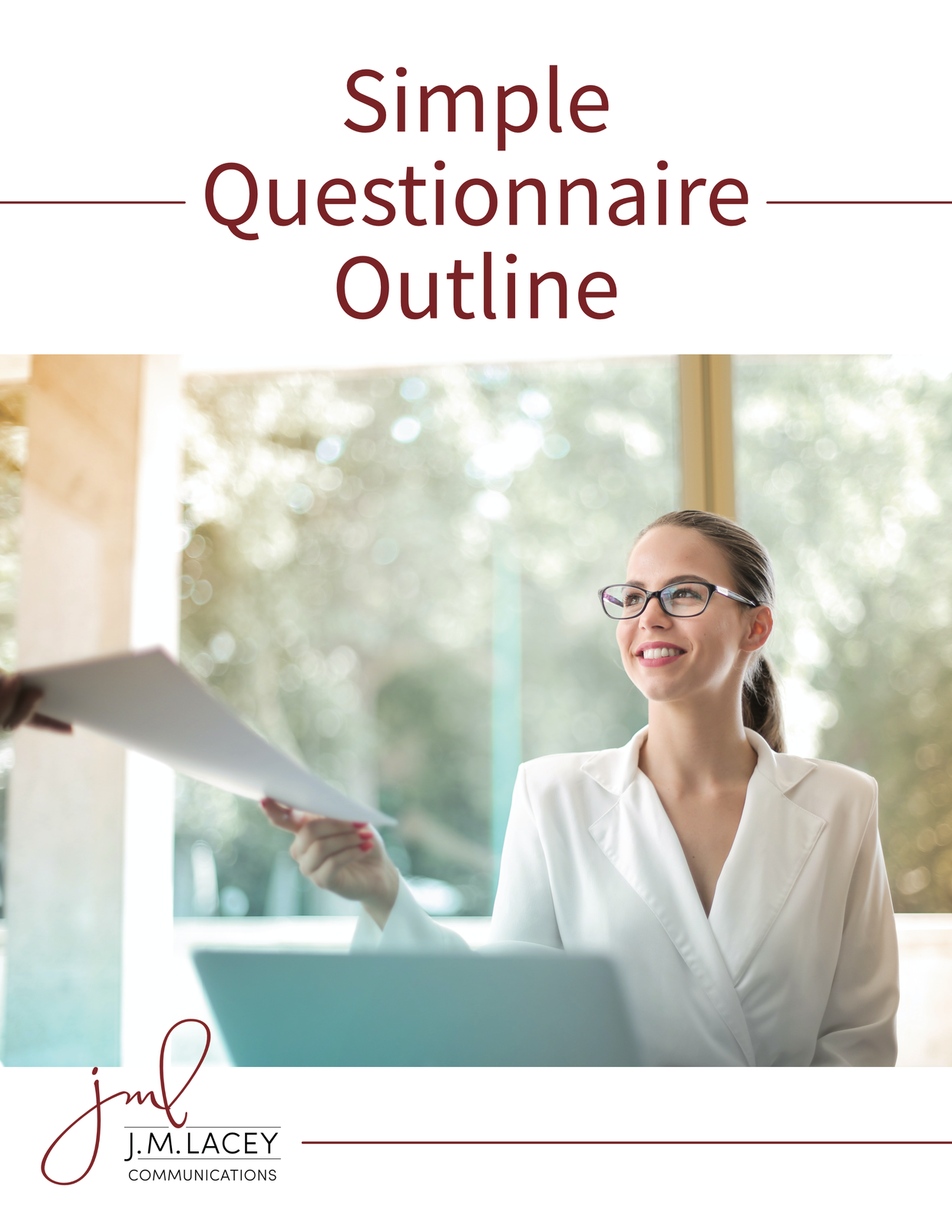 Simple Questionnaire Outline Template