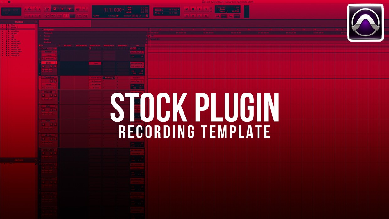 Recording Template (Stock Plugins)