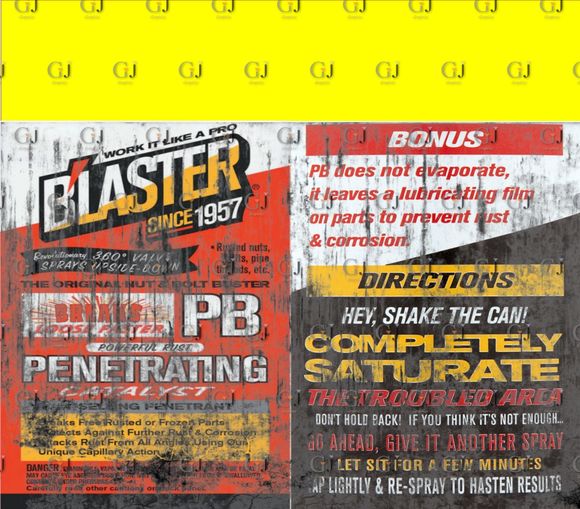 Brake Parts Cleaner Label Download Files JPG PNG SVG P