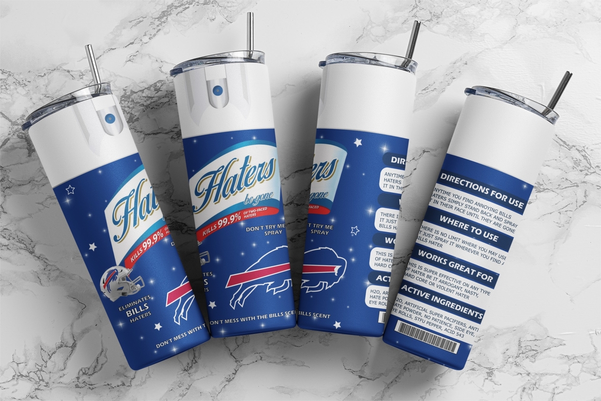 Buffalo Bills Haters Be Gone PNG Design Label File Digital PNG ...