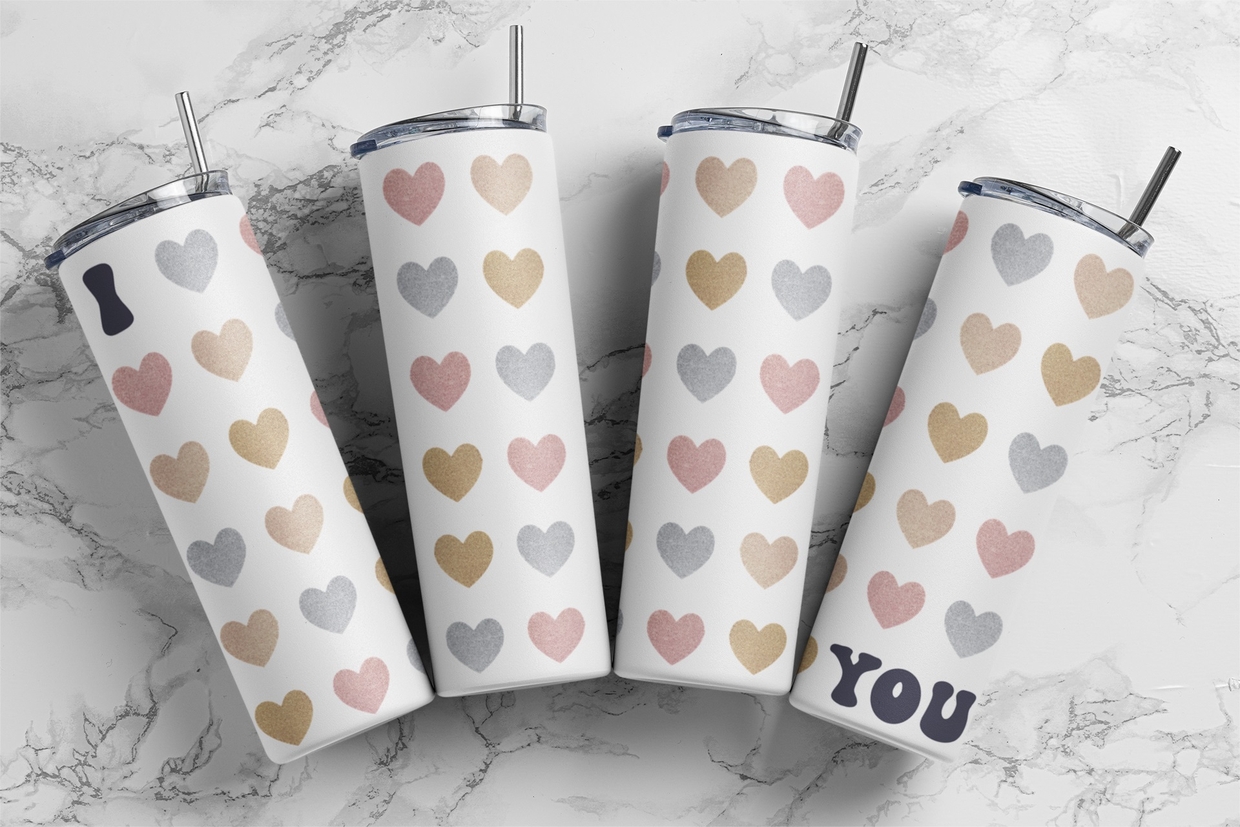 Valentine Love Bundle Tumbler Design Label Digital download warped ...
