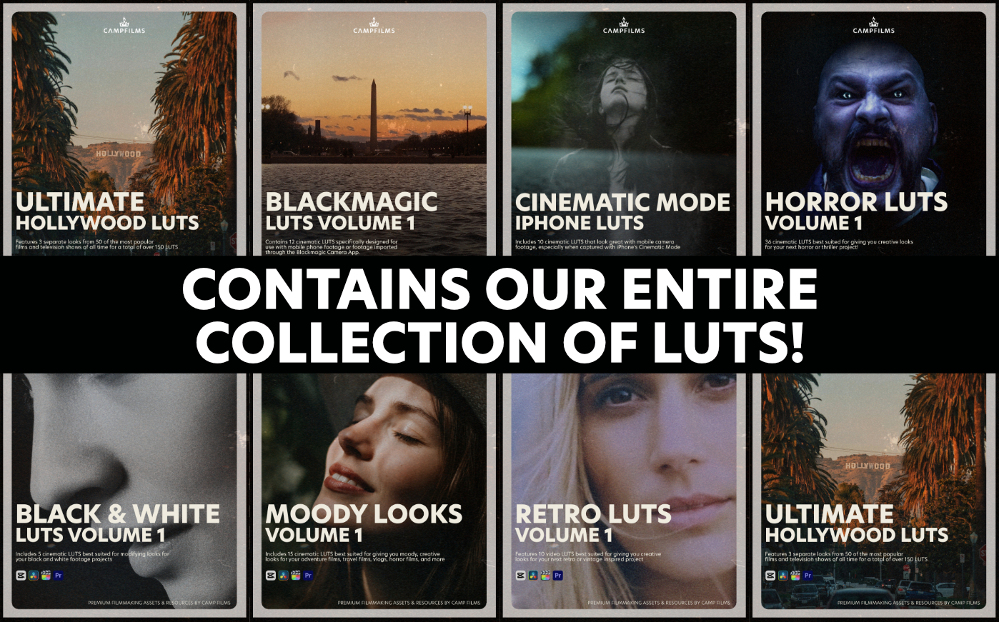 Professional-Grade LUTs for Filmmaking: Cinematic LUTS Mega-Bundle